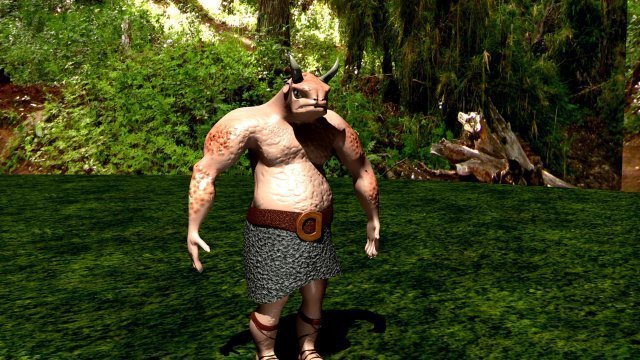 project minotaur basic version 3D Model in Fantasy 3DExport
