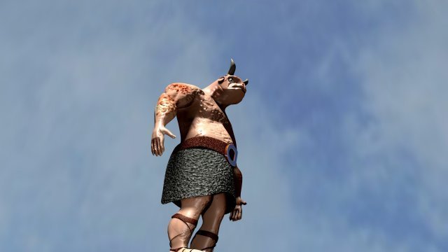 project minotaur basic version 3D Model in Fantasy 3DExport