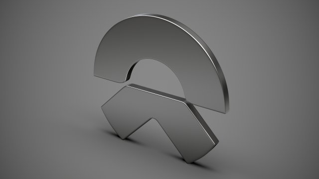 nio logo 3D Model in Royal Cars 3DExport