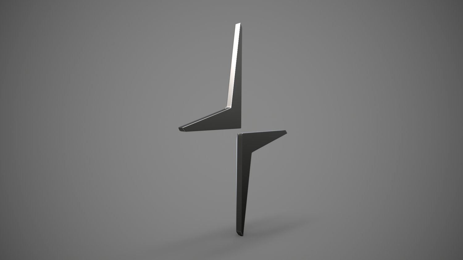 Polestar logo 3D Model in Parts of auto 3DExport