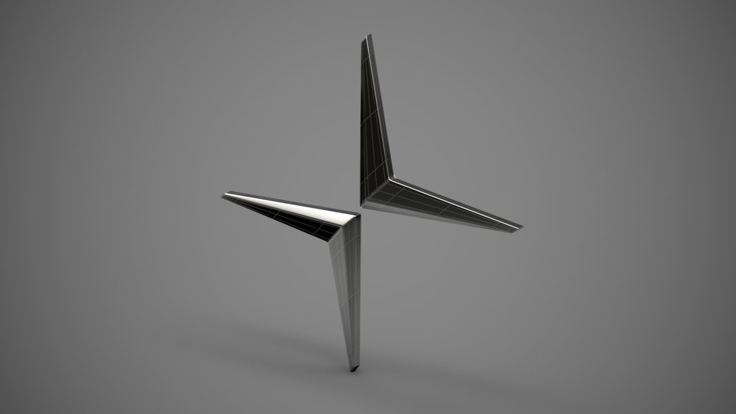 Polestar logo 3D Model in Parts of auto 3DExport