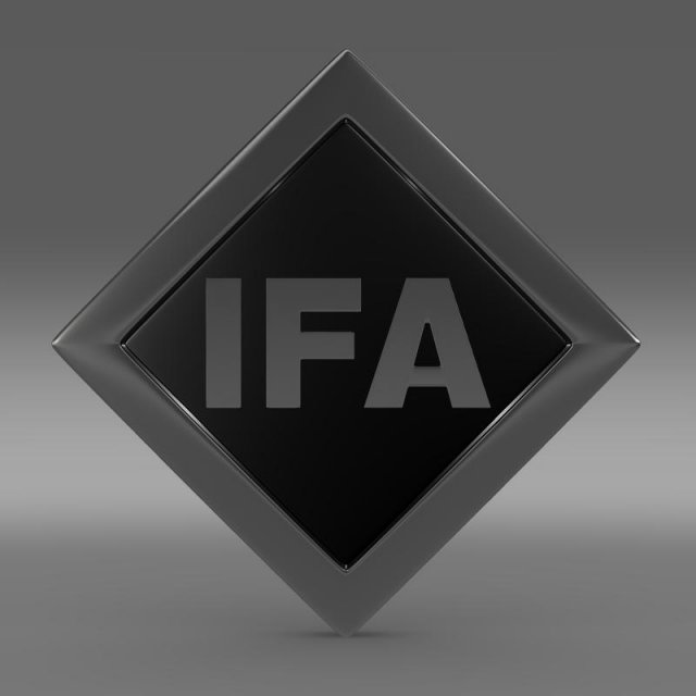 ifa logo 3D Model in Parts of auto 3DExport