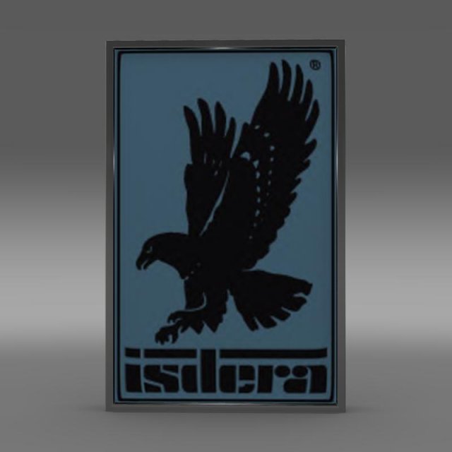 isdera logo 3D Model in Parts of auto 3DExport