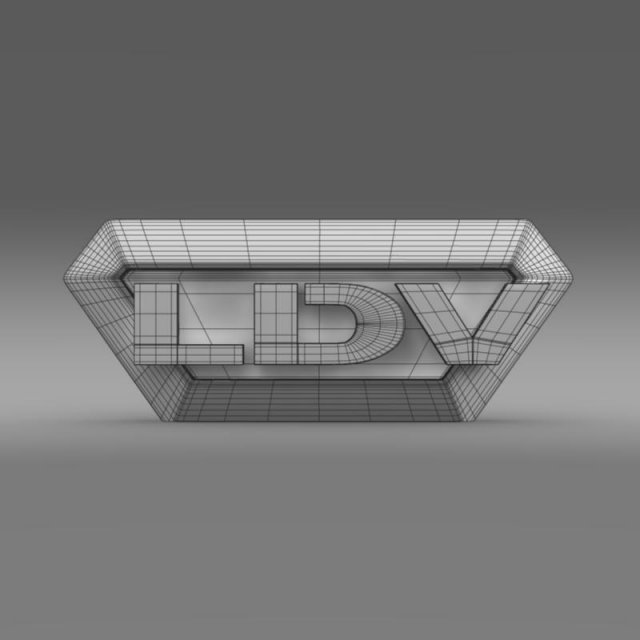 ldv logo 3D Model in Parts of auto 3DExport
