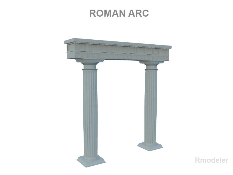roman arc 3D Models in Miscellaneous 3DExport