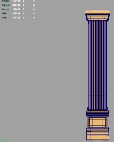 square column pedestal 3D Model in Decoration 3DExport