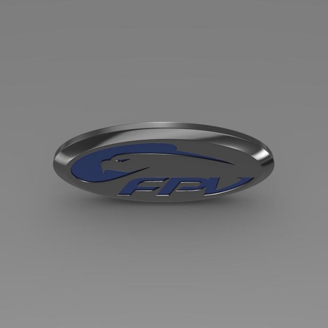 fpv logo 3D Model in Parts of auto 3DExport