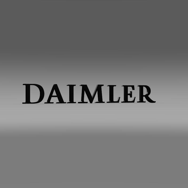 daimler logo 3D Models in Parts of auto 3DExport