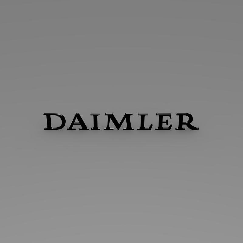 daimler logo 3D Models in Parts of auto 3DExport