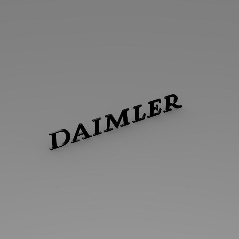daimler logo 3D Models in Parts of auto 3DExport