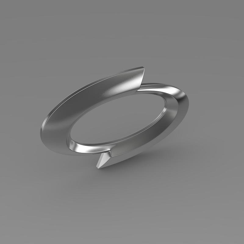 Samsung logo 3D Model in Parts 3DExport