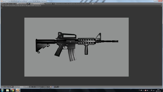 m4 carbine 3D Model in Assault Rifles 3DExport