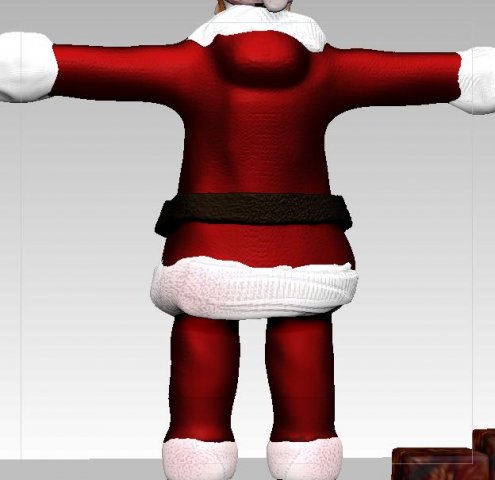 santa Free 3D Model in X-mas 3DExport