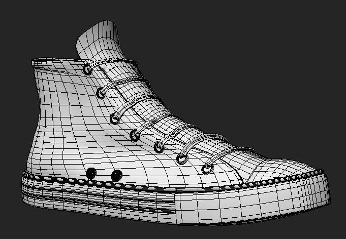 converse 3D Model in Other 3DExport