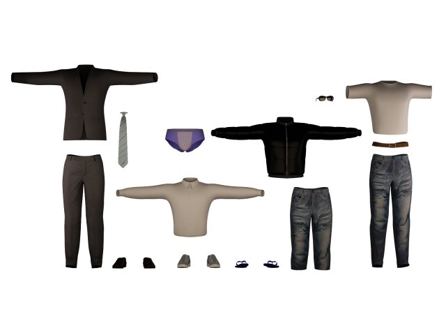 jax male character Modelo 3D in Hombre 3DExport