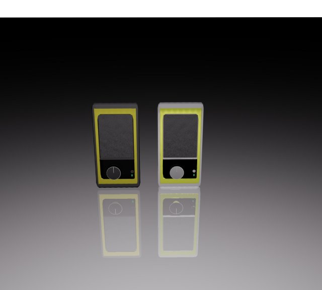 speakers 3D Model in Audio 3DExport