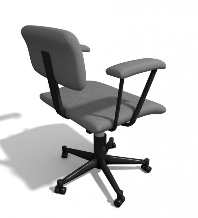 simple office chair 3D Model in Architectural Interiors 3DExport