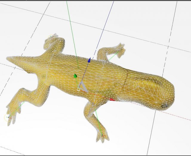 lizzard full rigged 3D Model in Amphibians 3DExport