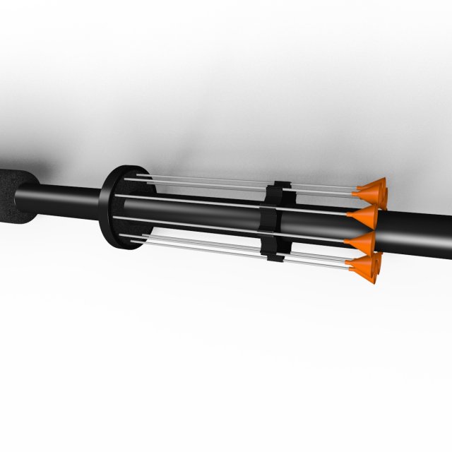 blowgun 3D Model in Projectiles 3DExport