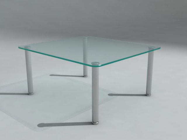 glass table 3D Model in Table 3DExport
