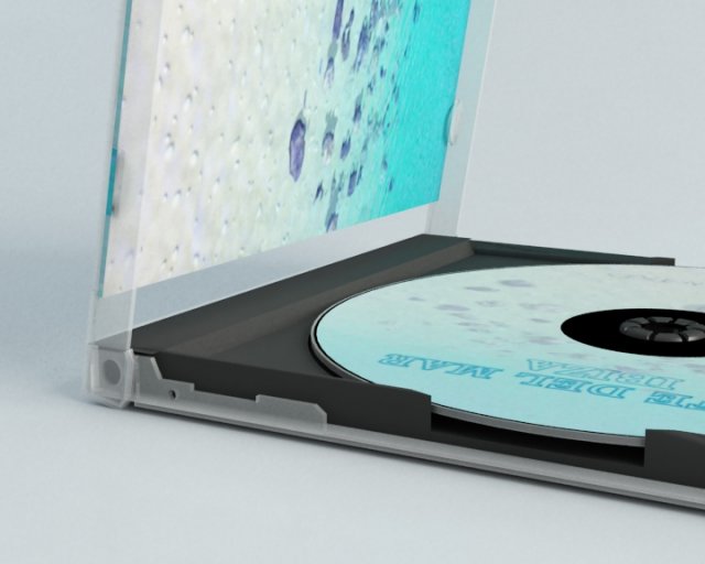 cd case 3D Model in Audio 3DExport