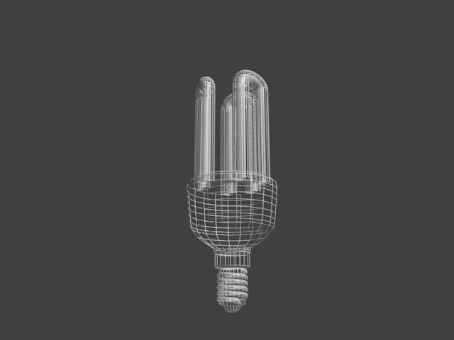 light bulb 3D Model in Bulb 3DExport