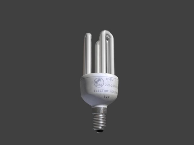 light bulb 3D Model in Bulb 3DExport