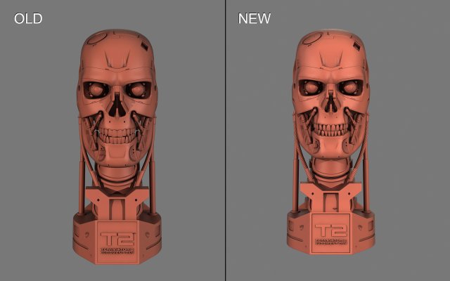 terminator t-800 skull bust v2 Modelo de impresión 3D in Ciencia ...
