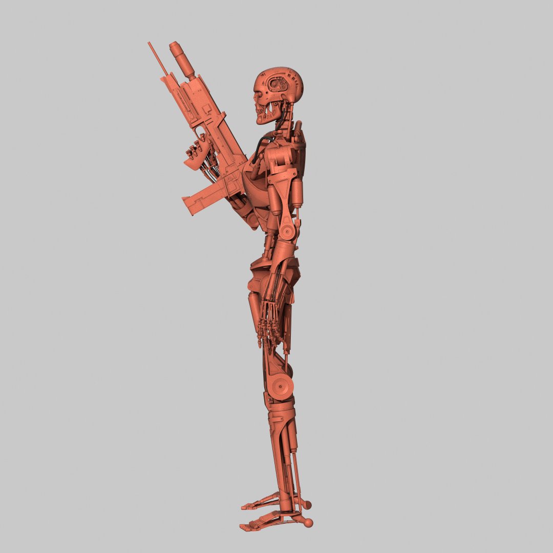 Terminator T-800 Endoskeleton for 3d printing Modelo 3D in Robótica ...