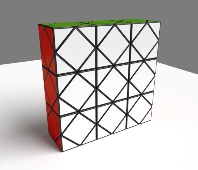 rubik skewb cube puzzle model 3D Model in Toys 3DExport