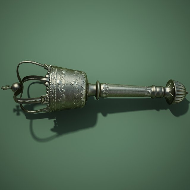 ceremonial mace 3D Model in Melee 3DExport