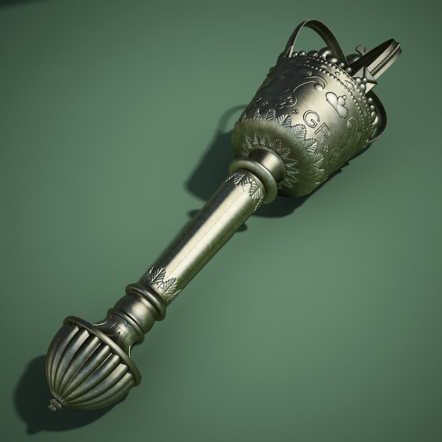 ceremonial mace 3D Model in Melee 3DExport