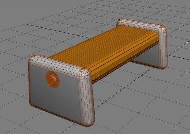 the rolling bench 3D Model in Bench 3DExport