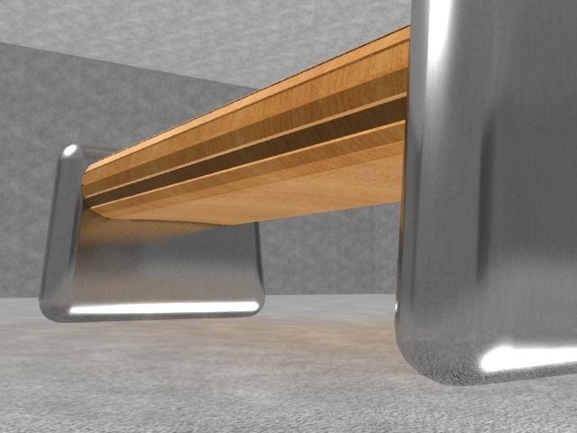 the rolling bench 3D Model in Bench 3DExport