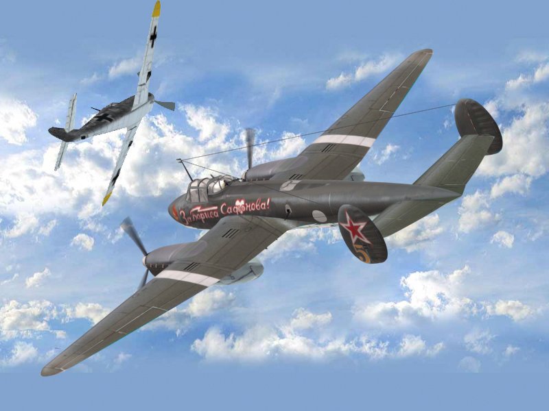 Petlyakov PE2 3D Model in Bomber 3DExport