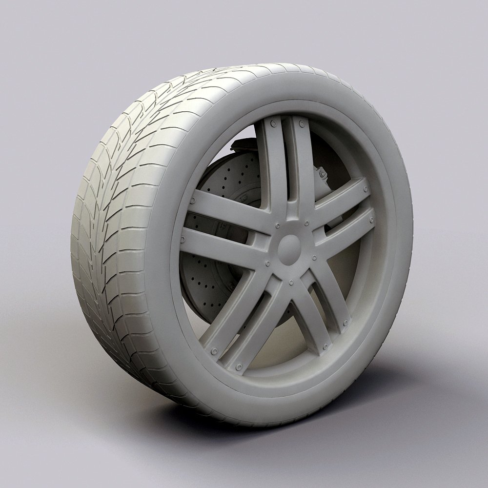 3d model wheels