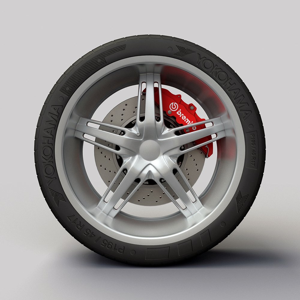 wheel dip ambush rims and tire 3D Models in Parts of auto 3DExport