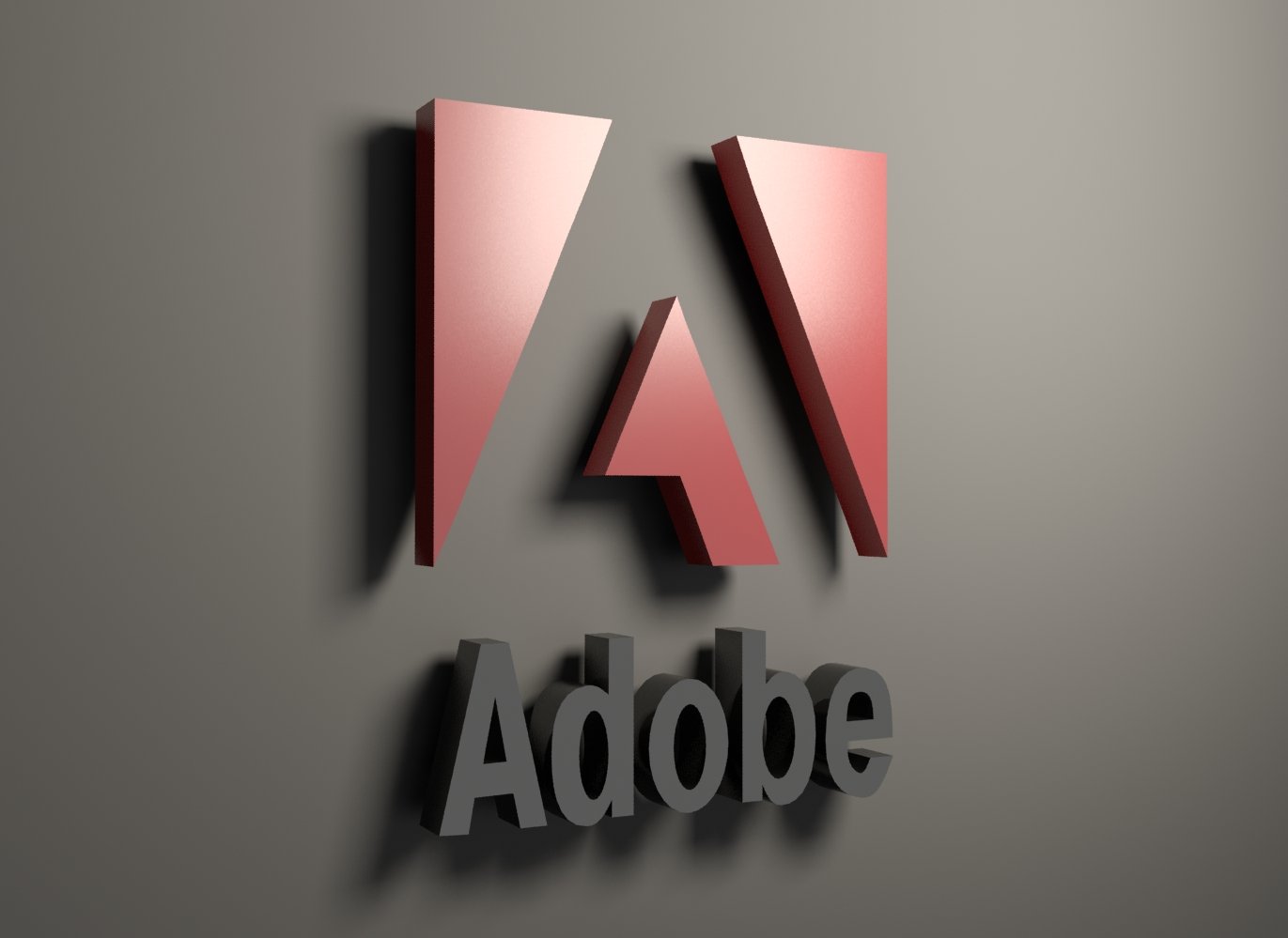adobe logo 3D Models in Other 3DExport