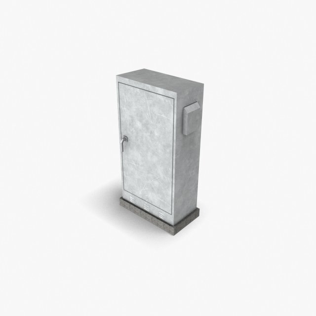 Electrical Box 002 3D Model in Environment 3DExport