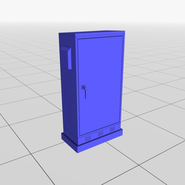 Electrical Box 002 3D Model in Environment 3DExport
