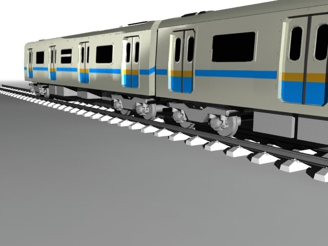 subway rolling stock 3D Model in Train 3DExport