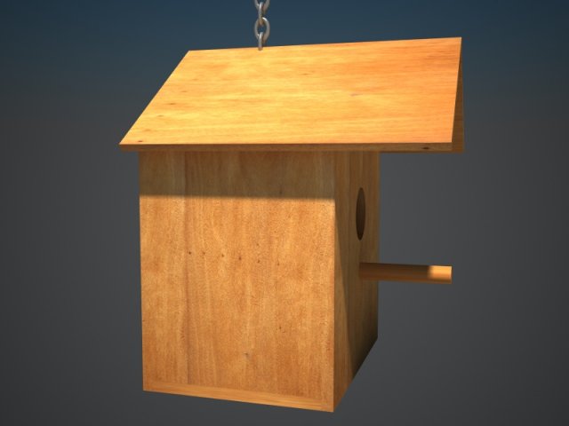 bird house 3D Model in Bird 3DExport