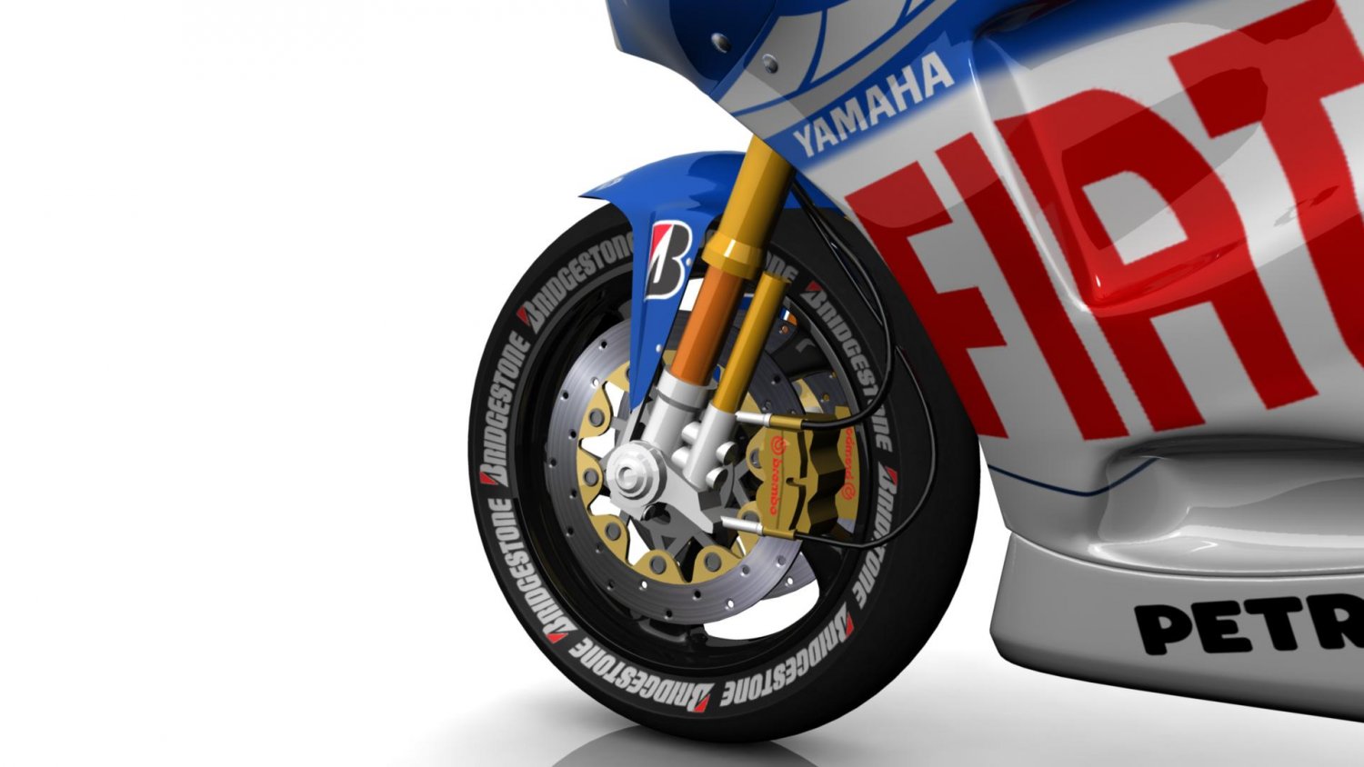 Yamaha YZR M1 MotoGP 3D Model in Motorcycle 3DExport