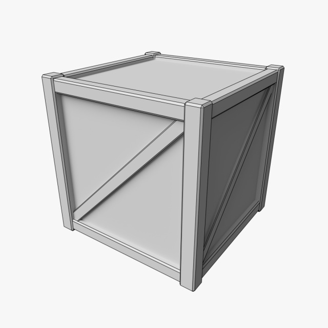 wooden box 3D Model in Other 3DExport