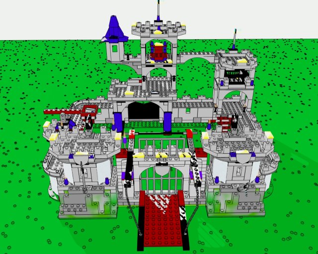 lego castle 3D Model in Other 3DExport
