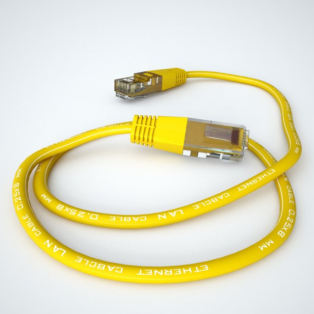 ethernet cable 3D Model in Computer 3DExport