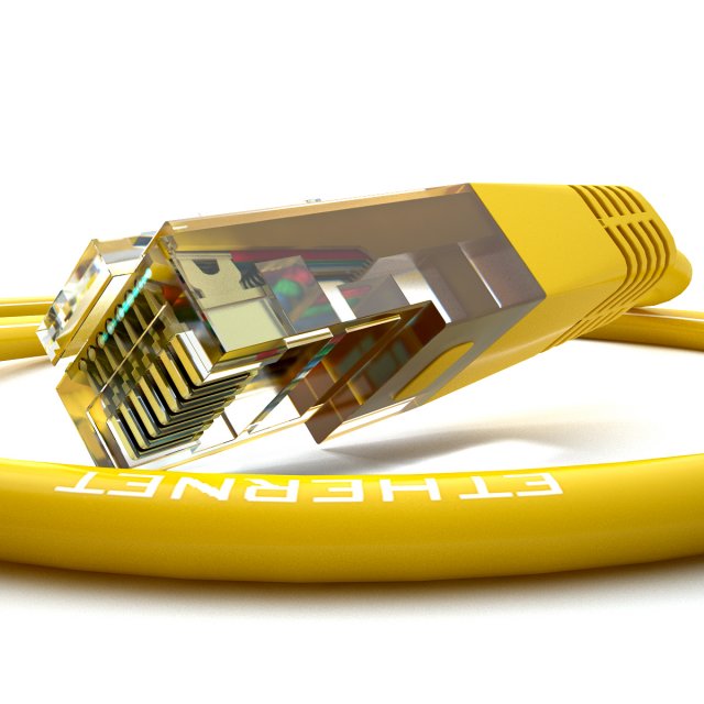 ethernet cable 3D Model in Computer 3DExport