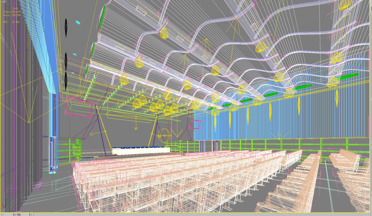 auditorium room space 004 3D Model in Office 3DExport