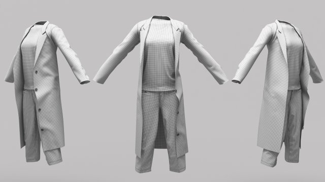 Female Clothing 03 3D Model in Clothing 3DExport