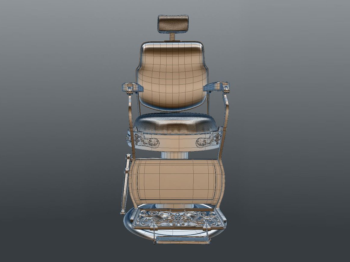 barber chair 3D Models in Chair 3DExport